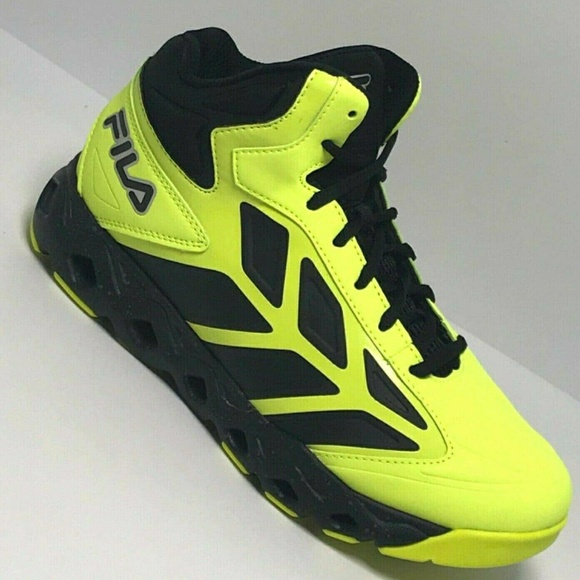 Fila | Shoes | Mens Fila Torranado Neon Lime Green Black Sneakers ...